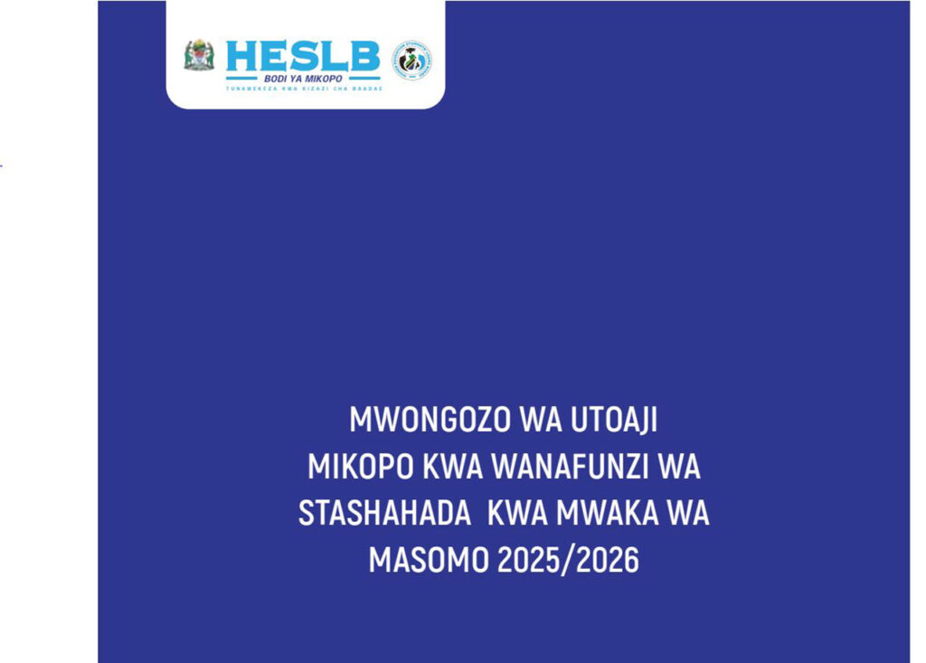 Viwango Vya Mikopo Ya Elimu ya Juu HESLB 2025/2026 - KIDATO FORUM